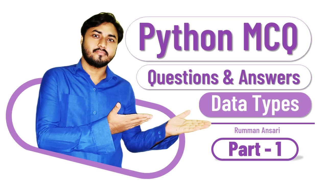 Python MCQ Questions with Answers  - Data type - Part 1