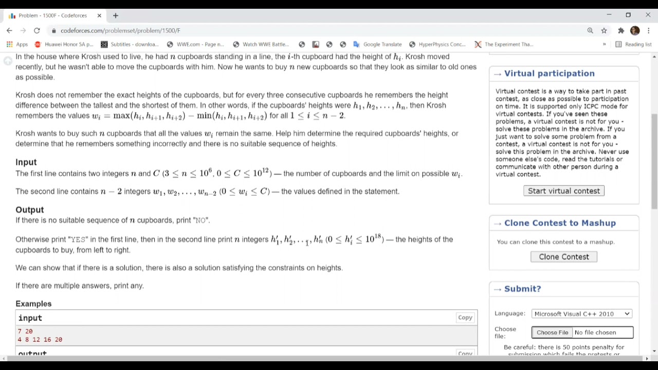 1- Intro to problem solving & Codeforces.com
