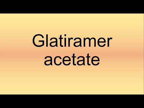 Glatiramer Acetate Pronunciation | How to Say | How to Pronounce