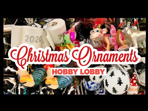 HOBBY LOBBY CHRISTMAS ORNAMENTS • CHRISTMAS DECOR 2020 • COME WITH ME • SHOP WITH ME • DECOR IDEAS