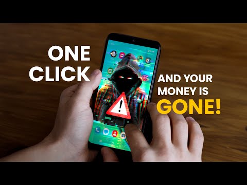Don't download .APK files - One click is all it takes for scammers to steal your money!
