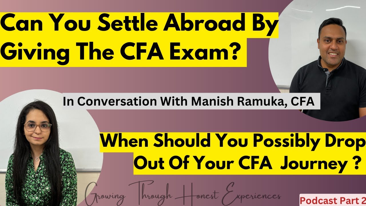 Do You Need Classes To Pass The CFA Exam ? | Most Difficult CFA Exam Level | Manish Ramuka, CFA
