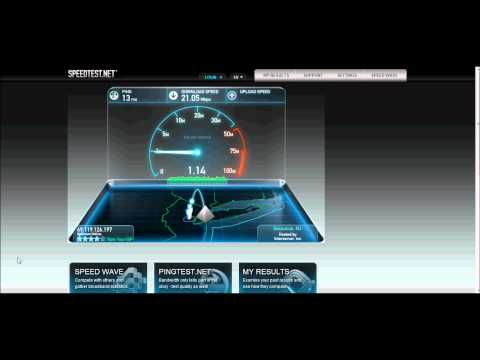 Speed Test on Optimum Online
