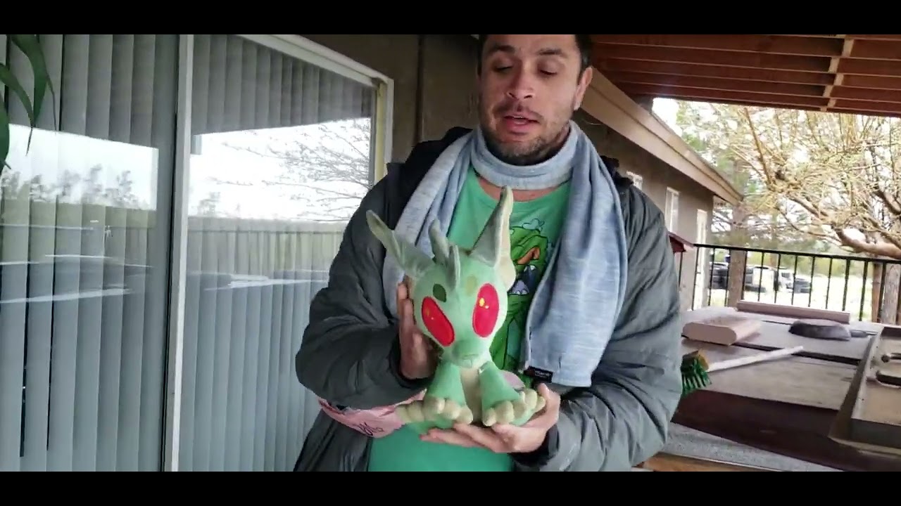 Unbagging Chupacabra Plush