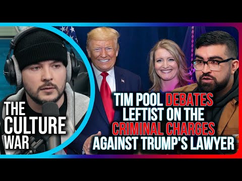 Tim Pool DEBATES Leftist On The Criminal Charges Against Trump's Lawyer