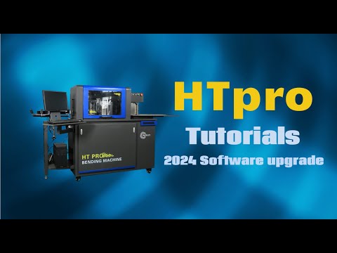 How to upgrade the software for both AL and SS in HT PRO Channel Letter Bending Machine