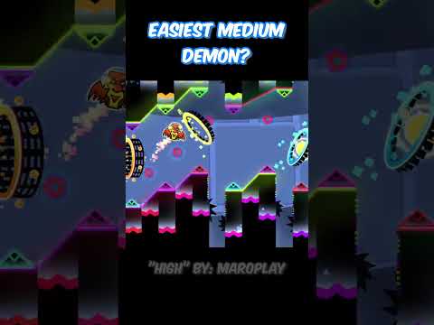 EASIEST MEDIUM DEMON IN GEOMETRY DASH? #geometrydash #shorts #gaming