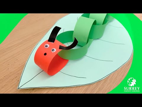 Surrey Libraries Craft Session - How to Make a Caterpillar