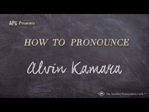 How to Pronounce Alvin Kamara (Real Life Examples!)