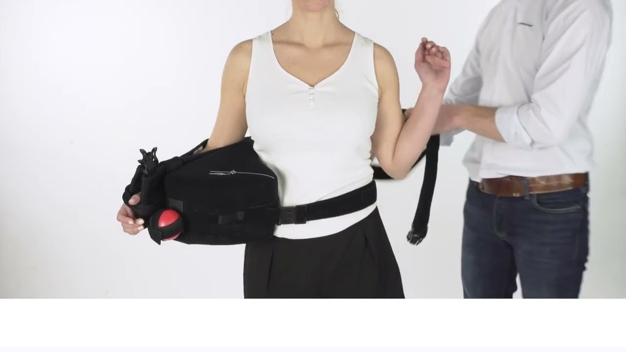 DonJoy UltraSling Pro Shoulder Brace Sling ER 15° 30° Fitting Guide