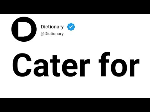 Cater for Meaning In English