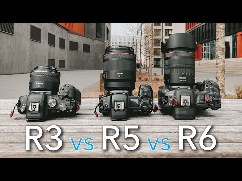 Canon EOS R3, R5 and R6 compared (4895C002)