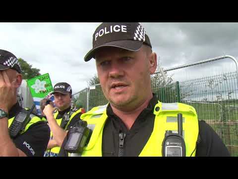 How do Police define what a Protest is?