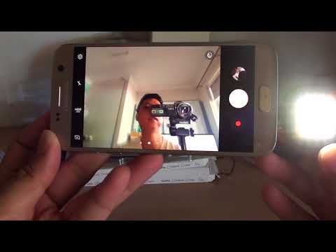 How to Use External 16 LEDs Flash Light For Mobile Camera (iPhone/Samsung)
