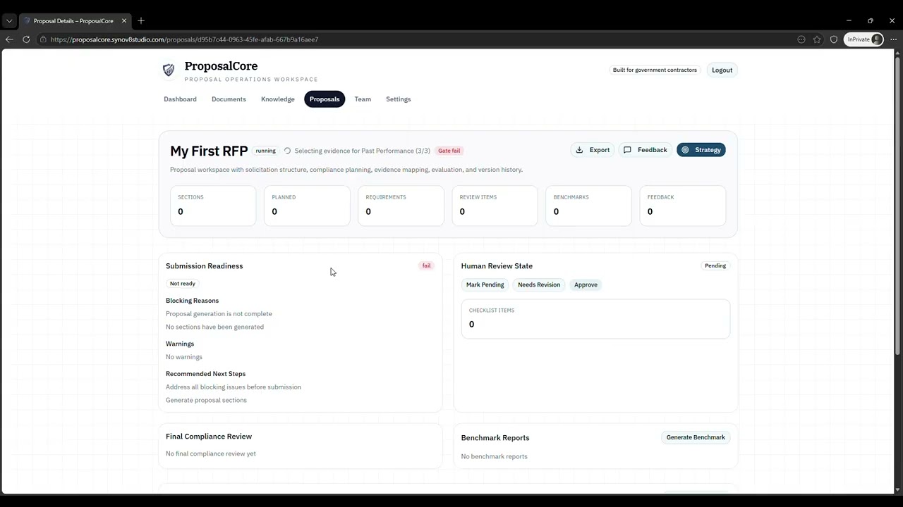 ProposalCore Demo