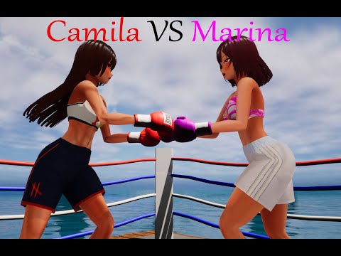 Female Boxing Anime Fight | Camila vs Marina