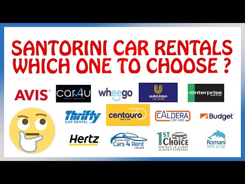 Santorini : Best Car Rentals (AVOID Getting SCAMMED !)