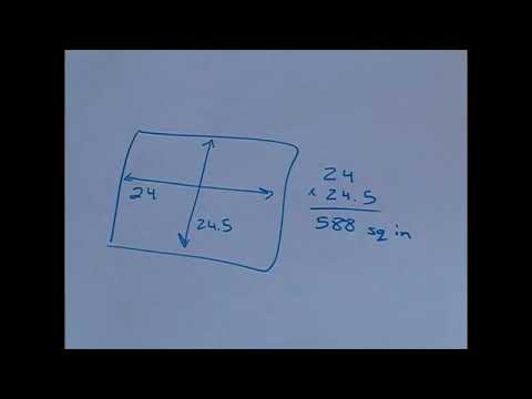 How to Calculate Area in Square Inches