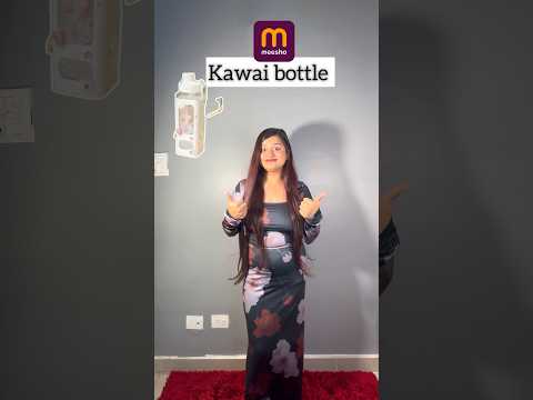 Meesho kawai water bottle #bestmeeshohaul #kawaii #waterbottle