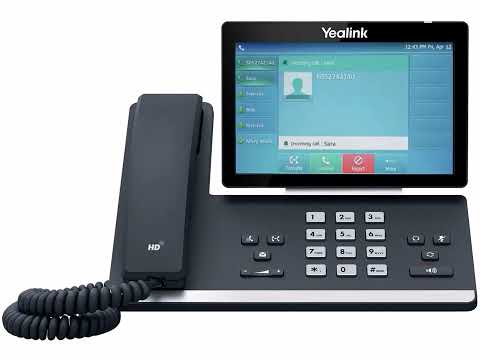 How to Receive an Incoming Call – Yealink T54W/T57W
