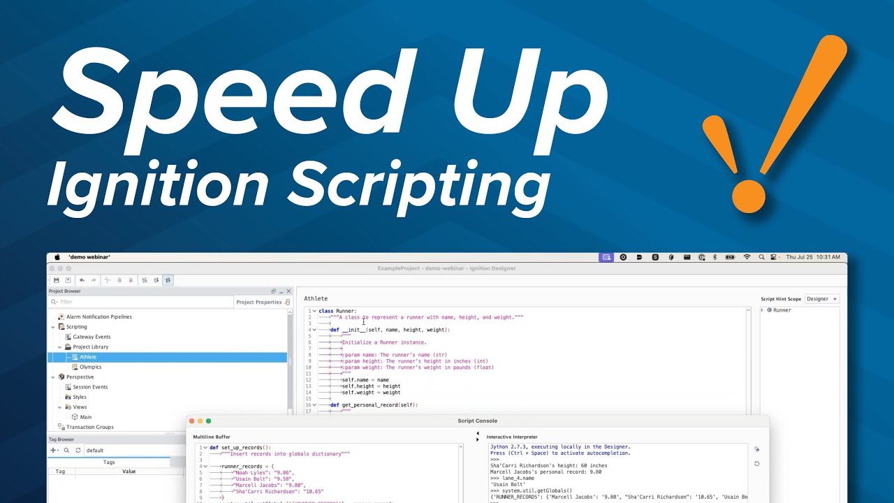 Features That Speed Up Scripting In Ignition