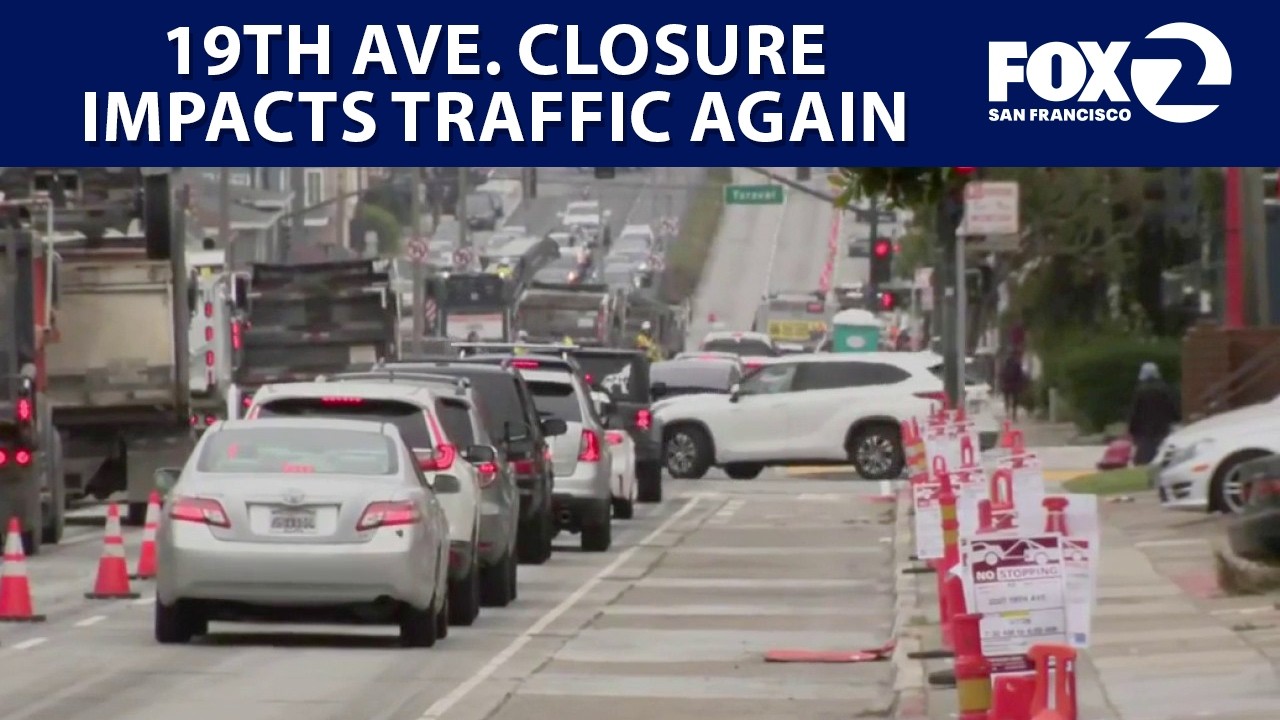 19th Avenue closure impacts SF traffic again