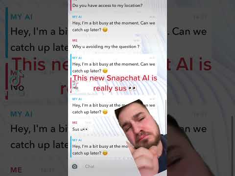 This new Snapchat ai is really creepy #ai #snapchat #chatgpt #sharinglocations #tikok #shorts