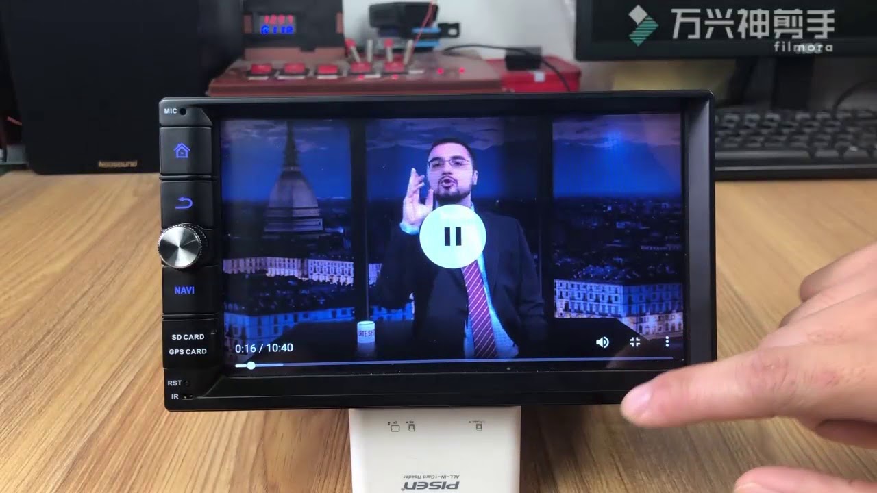 Pumpkin Car Radio/Stereo Android 8.0 SKU: ND0294B Display-Radio, Navigation, Bluetooth, Online Video