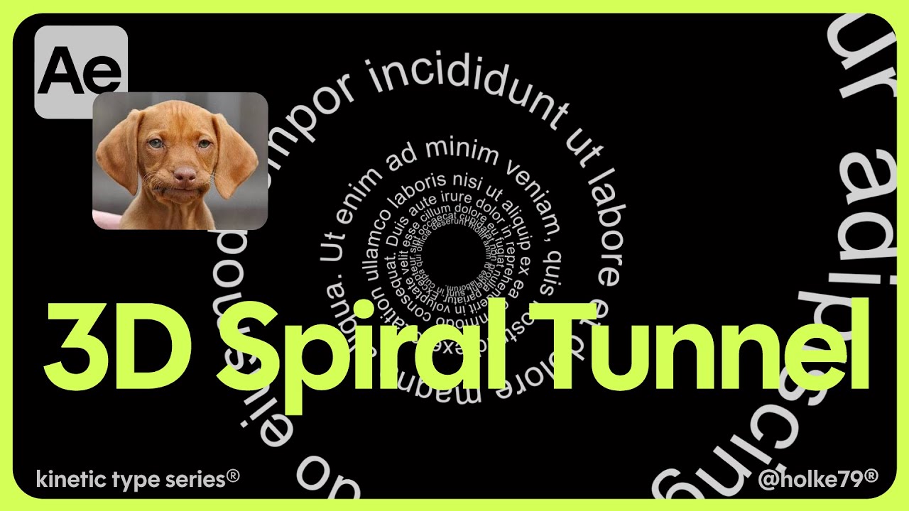 KTS® - 3D Spiral Tunnel - After Effects⁑ ⁑ ⁑ ⁑ ⁑ ⁑ ⁑ ⁑ ⁑ ⁑