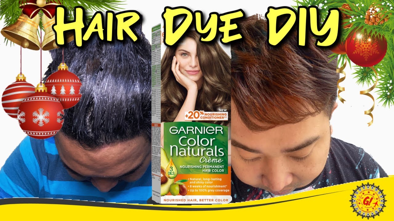DIY Hair Dye for men | Garnier Color Naturals Crème 6.1 | G Bites | Vlogmas #8