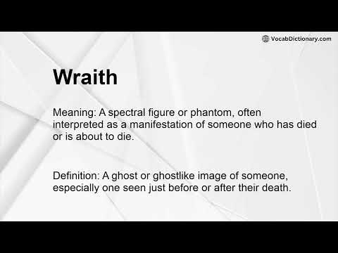 Wraith Meaning
