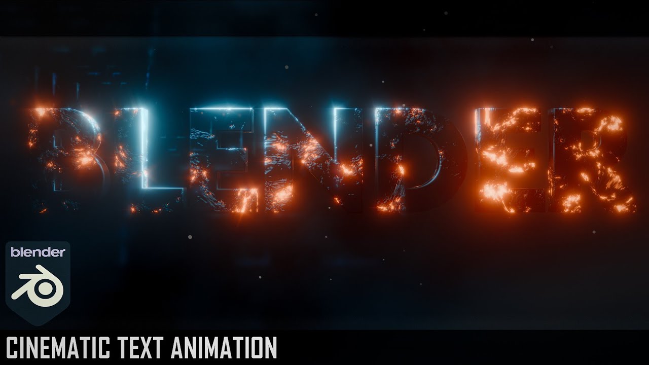 Blender Text Animation Tutorial | Eye-Catching Glow & Smooth Motion ✨