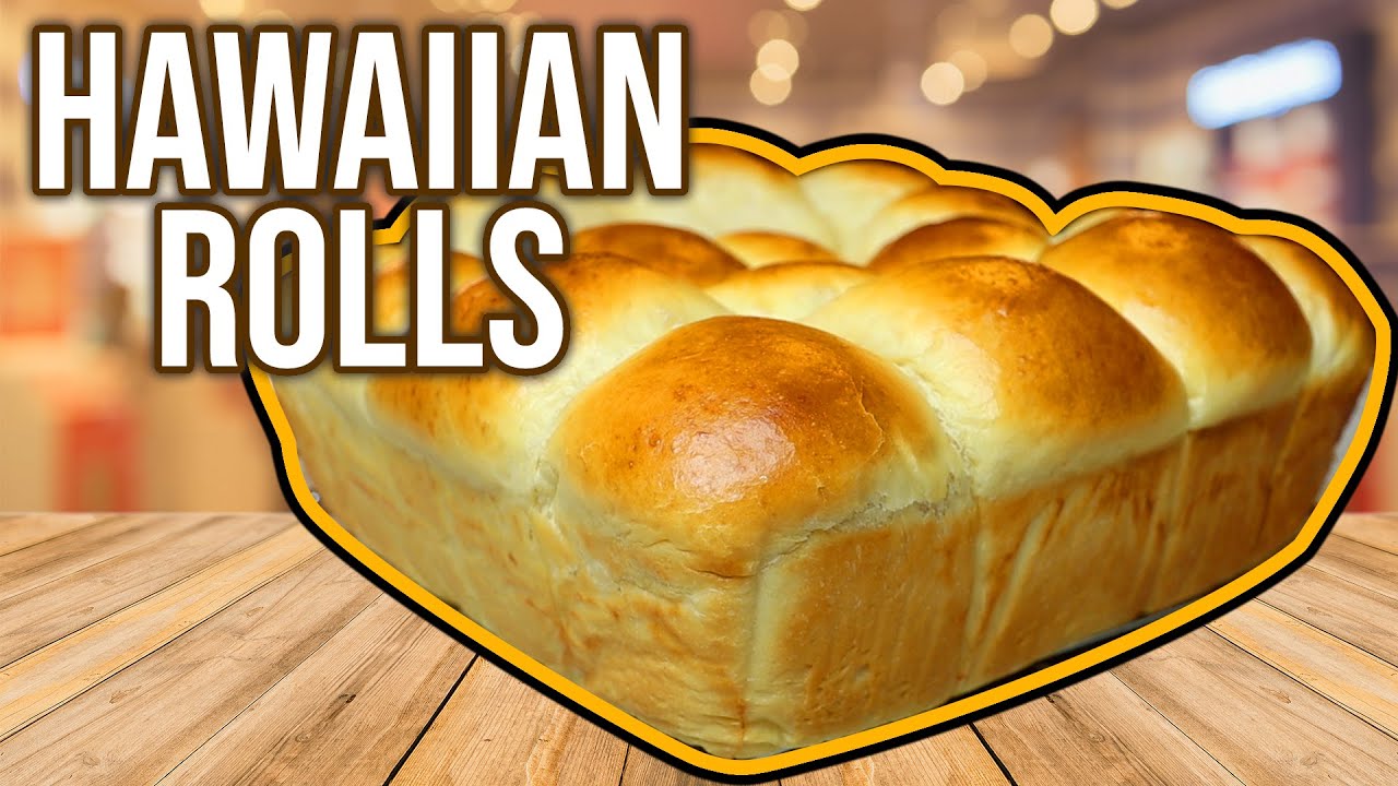 Sweet Hawaiian Dinner Rolls - Super Easy!