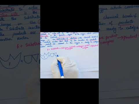 Mechanism of an enzyme#youtubeshorts #viral #neet #biology #viralvideo