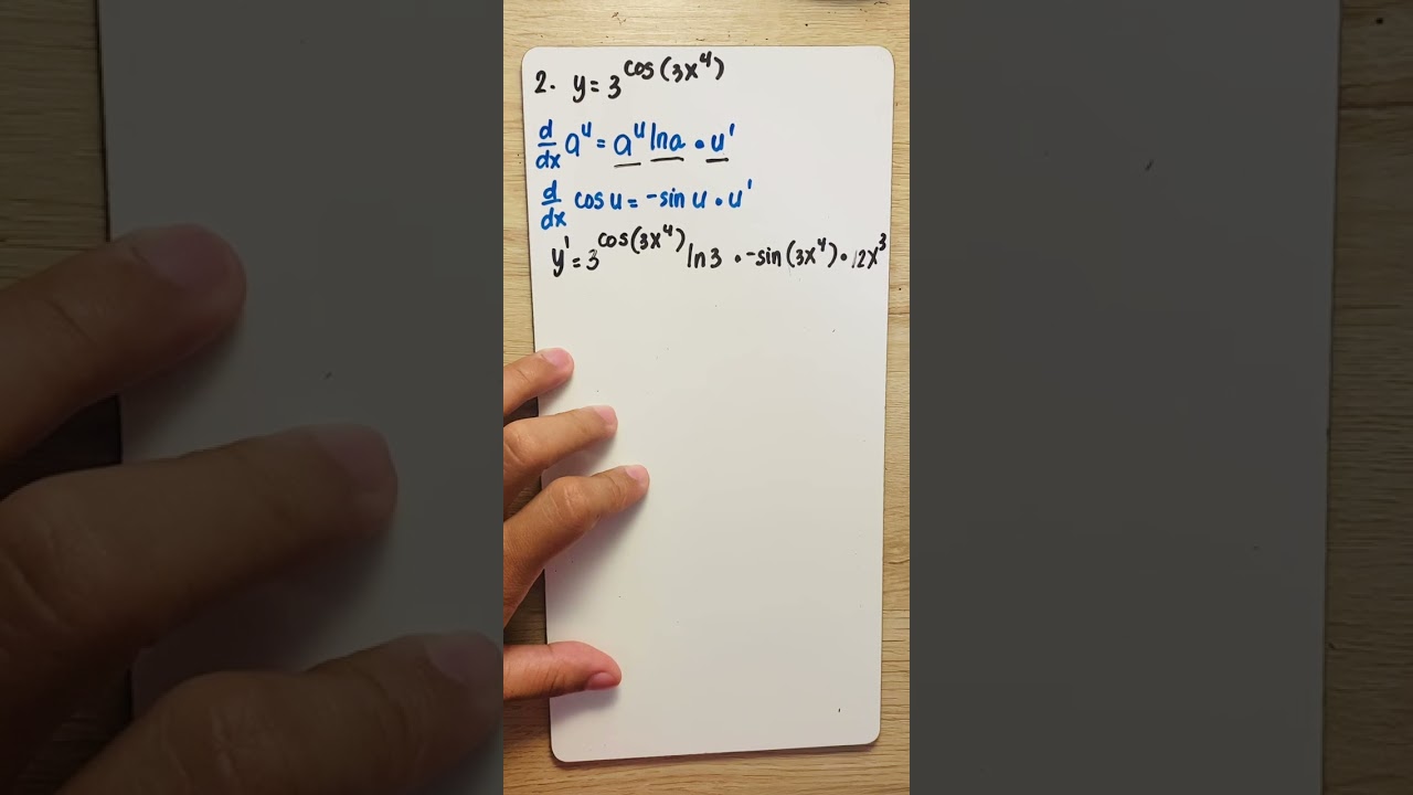 Basic Calculus|Derivative of Exponential Functions|Example 2