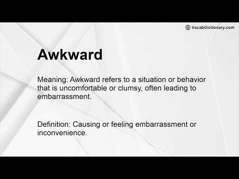 Awkward Meaning