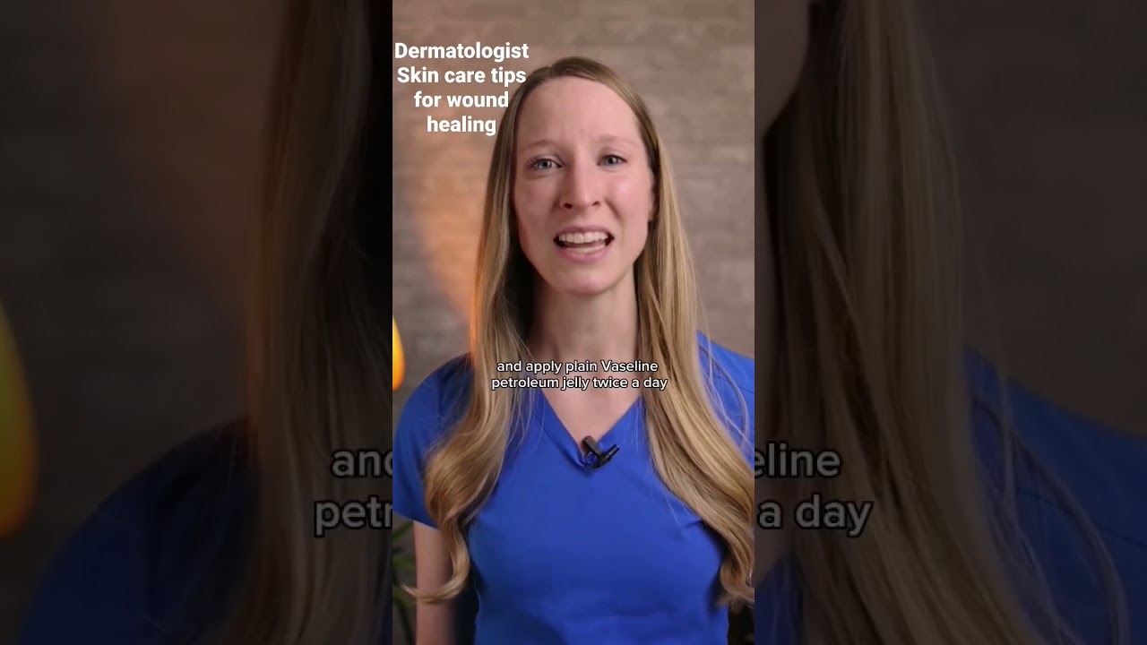 Best wound healing tips from a dermatologist #dermatology #skincare #dermatologist #skin #wounds