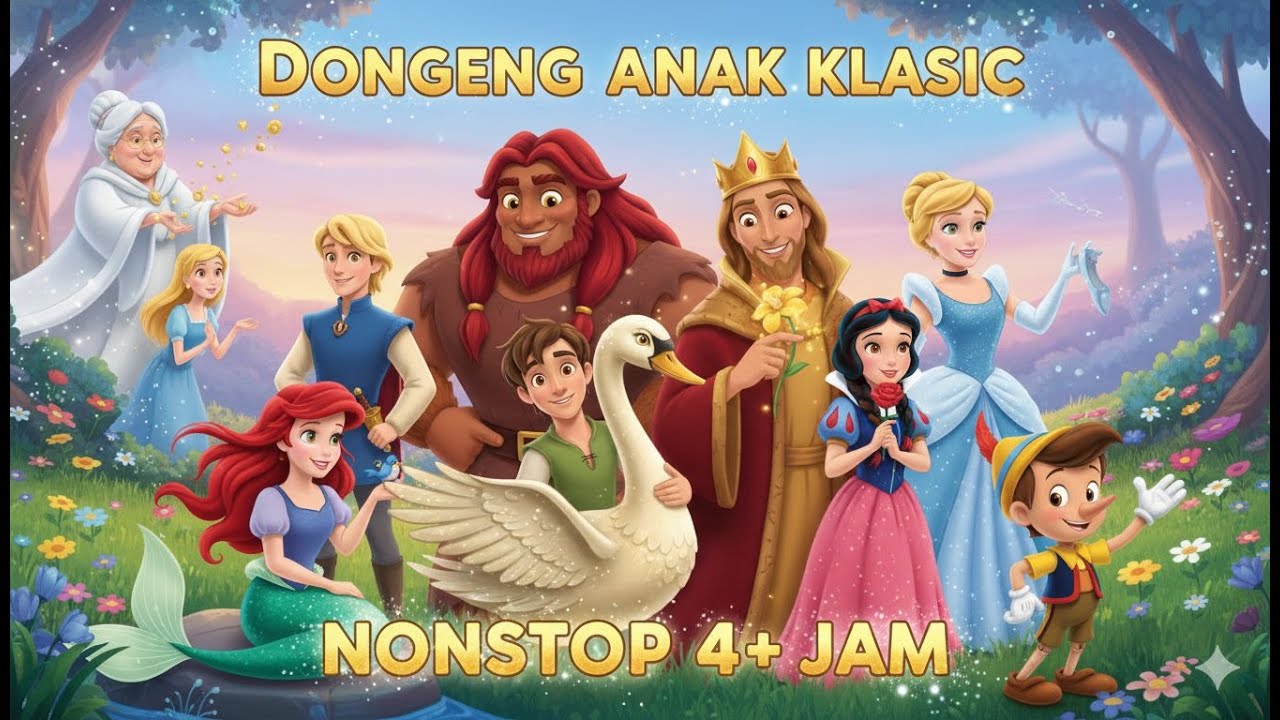 Kumpulan Dongeng Klasik 4 Jam Lebih Non Stop  - Kumpulan Dongeng Anak Kisah Petualangan Klasik Eropa