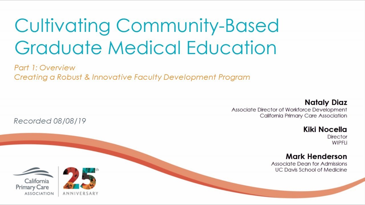 1. Creating a Robust & Innovative Faculty Development Program