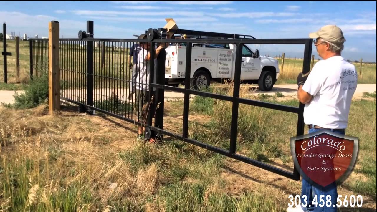 Denver Cantilever Driveway Gate Installation