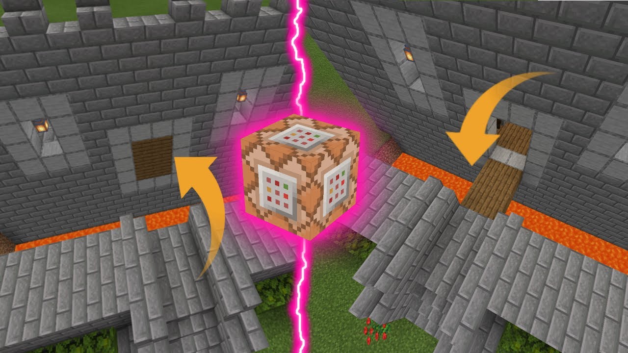 Command Block Drawbridge that WORKS!