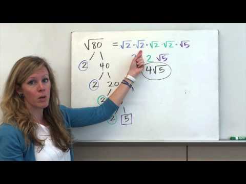 Simplifying Radicals by Prime Factorization