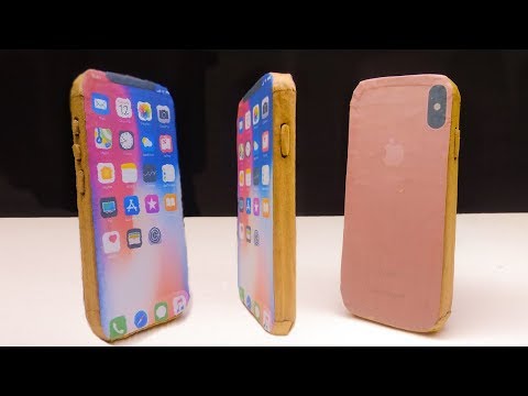 How to Make a iphone X With Cardboard | DIY apple iphone x ...