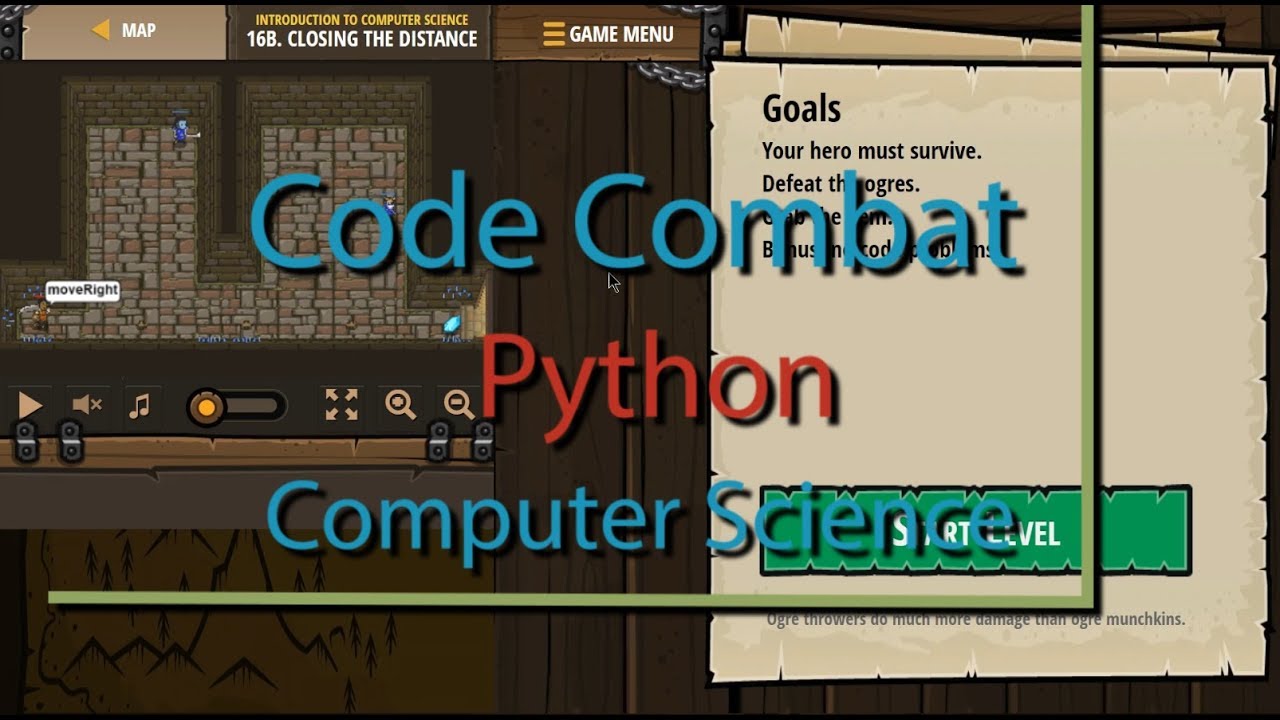 Code Combat Closing the Distance - Level 16B Python Tutorial with Solution