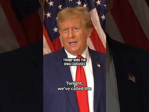 Trump wins the 2024 Iowa caucus