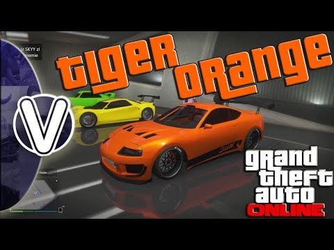 GTA 5 Online | Tiger Orange Paint Job *Modded Hex Code* 1.44 (GTA 5 Online Rare Paint Jobs)