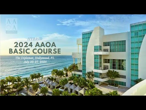 Kevin Wilson, MD, FAAOA - Join AAOA At The 2024 AAOA Basic Course In Florida