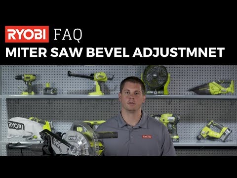 FAQ: Miter Saw Bevel Adjustment