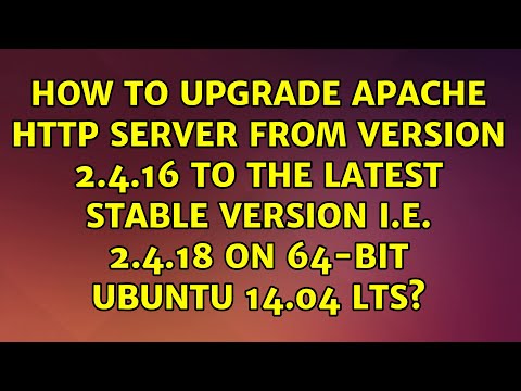 How to upgrade Apache HTTP Server from version 2.4.16 to the latest stable version i.e. 2.4.18...