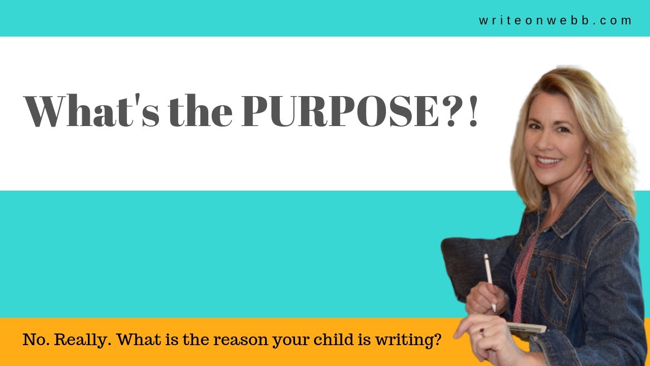 Teaching Purposeful Writing at Home